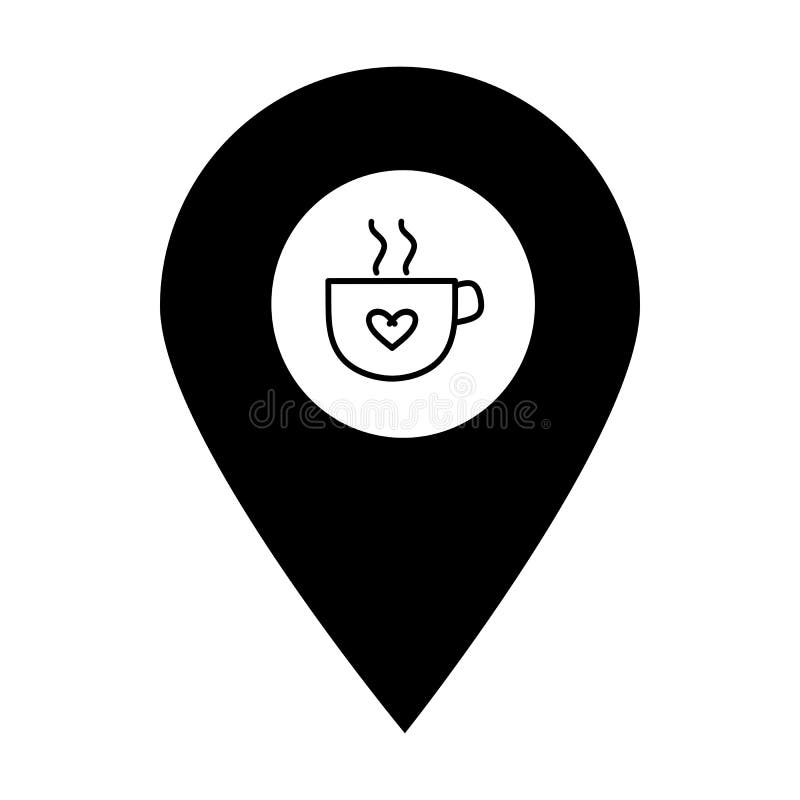 Cafe, Restaurant, Store Location Map Pin Pointer Icon. Element of Map ...