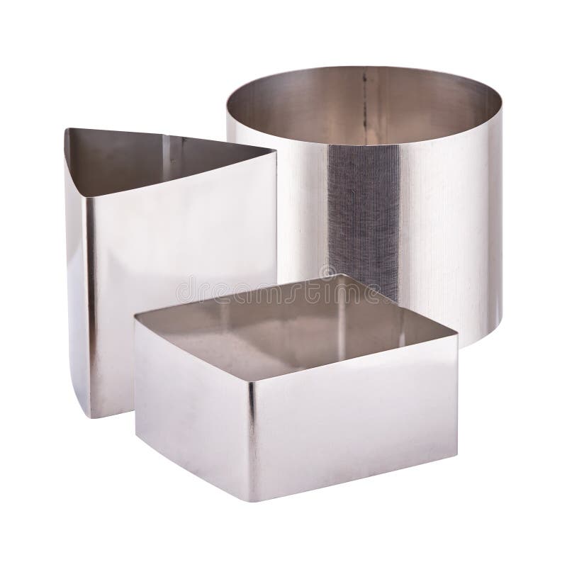 Triangle Cake Form Isolated on White Background, Copy Space. Cake Cup ...