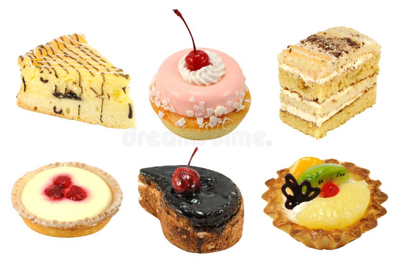 Set of cakes stock photo. Image of cupcake, fruit, delicious - 28046092