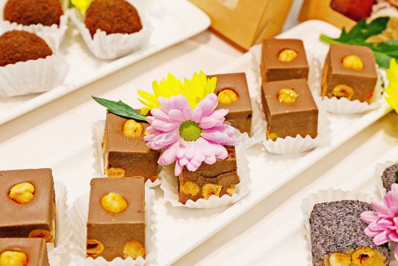 Set of cakes and cookies stock photo. Image of colorful - 70443684