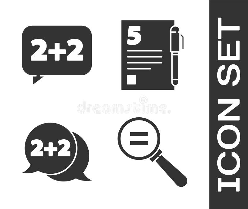 Set Calculation, Equation Solution, Equation Solution and Test or Exam ...