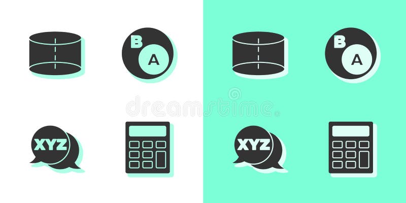 Set Calculator Geometric Figure Cylinder Xyz Coordinate System And
