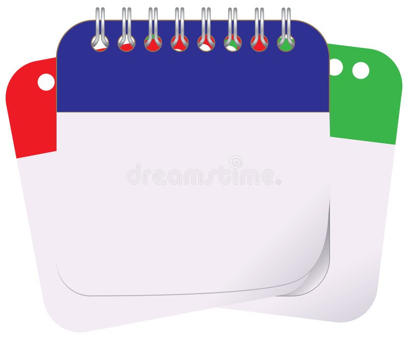 Calendar pages flying away stock illustration. Illustration of ...
