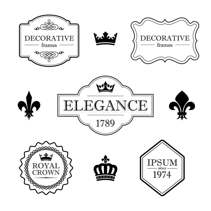 Crown Flourish Stock Illustrations – 6,001 Crown Flourish Stock ...
