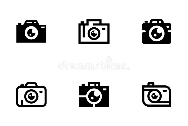Set of Camera Logo stock vector. Illustration of creative - 191755759