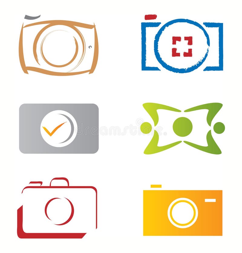 Set of Camera Photograph Icons / Vector Elements Stock Vector ...
