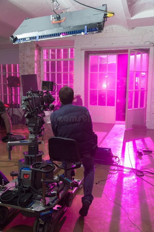 Cameraman on greenscreen stock photo. Image of green, shot - 2807552