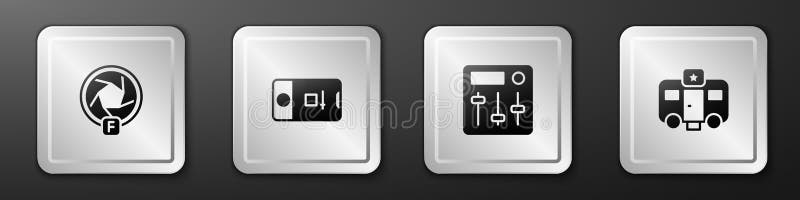 Set Camera Shutter, Photo and Video Shooting, Sound Mixer Controller ...