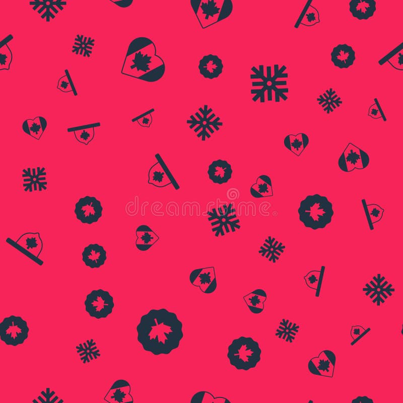 Set Canadian Maple Leaf, Heart Shaped Canada Flag, Ranger Hat and ...