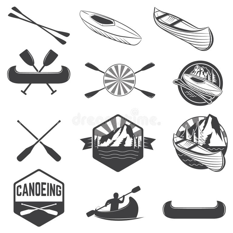 Kayak Emblem Stock Illustrations – 1,931 Kayak Emblem Stock ...