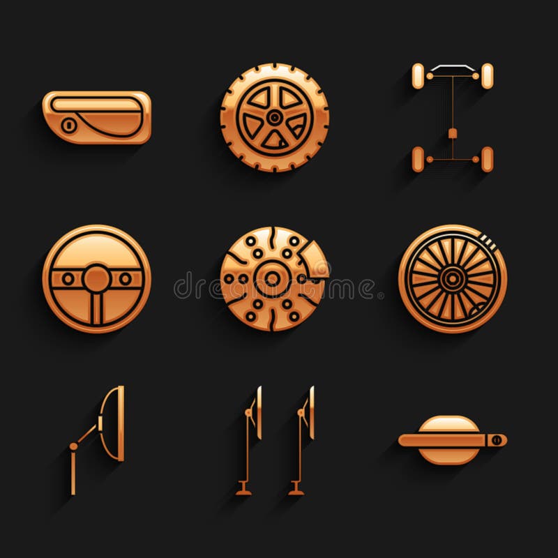 Set Car Brake Disk with Caliper, Windscreen Wiper, Door Handle, Wheel ... Set Car Brake Disk with Caliper, Windscreen Wiper, Door Handle, Wheel ...