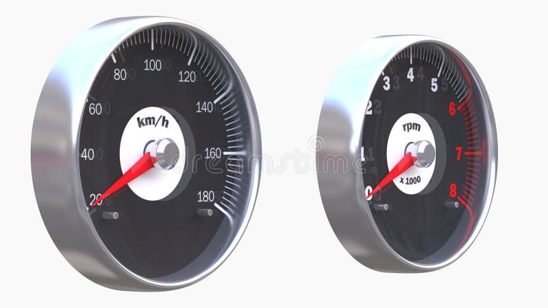 Car Gauges Retro Vector Stock Illustrations – 100 Car Gauges Retro ...