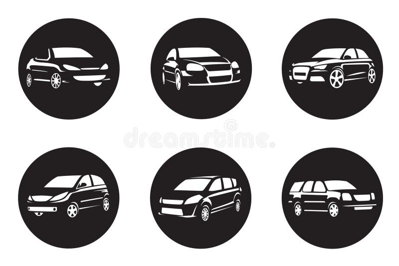 Set of car icons stock vector. Illustration of icon, drive - 55653141