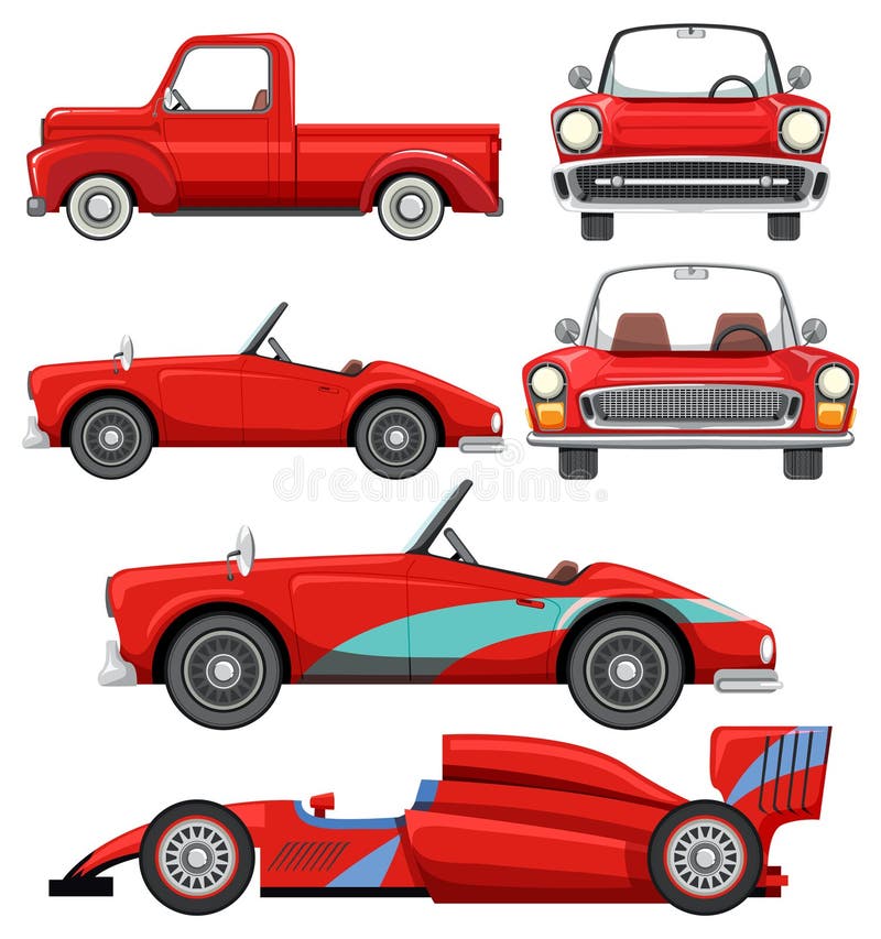 Set of car isolated stock vector. Illustration of cartoon - 271276786