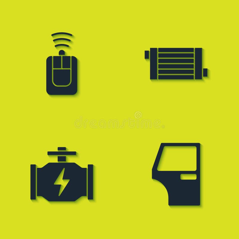 Set Car Key with Remote, Door, Check Engine and Radiator Cooling System ...