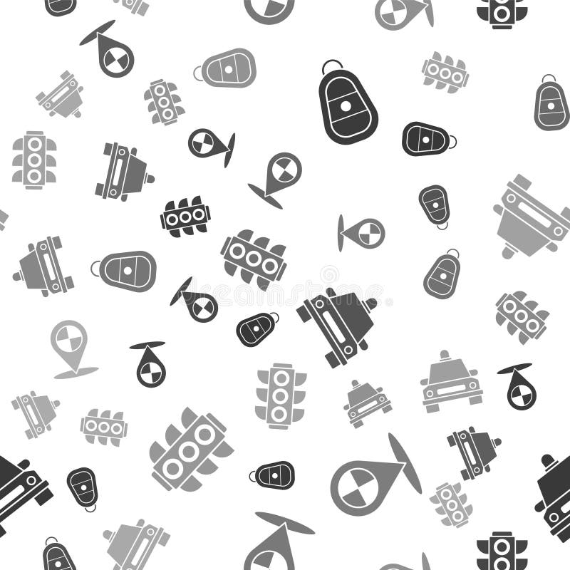 Set Car Key with Remote, Map Pointer with Taxi, Taxi Car and Traffic ...