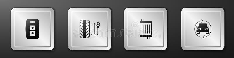 Set Car Key with Remote, Tire Pressure Gauge, Radiator Cooling System ...