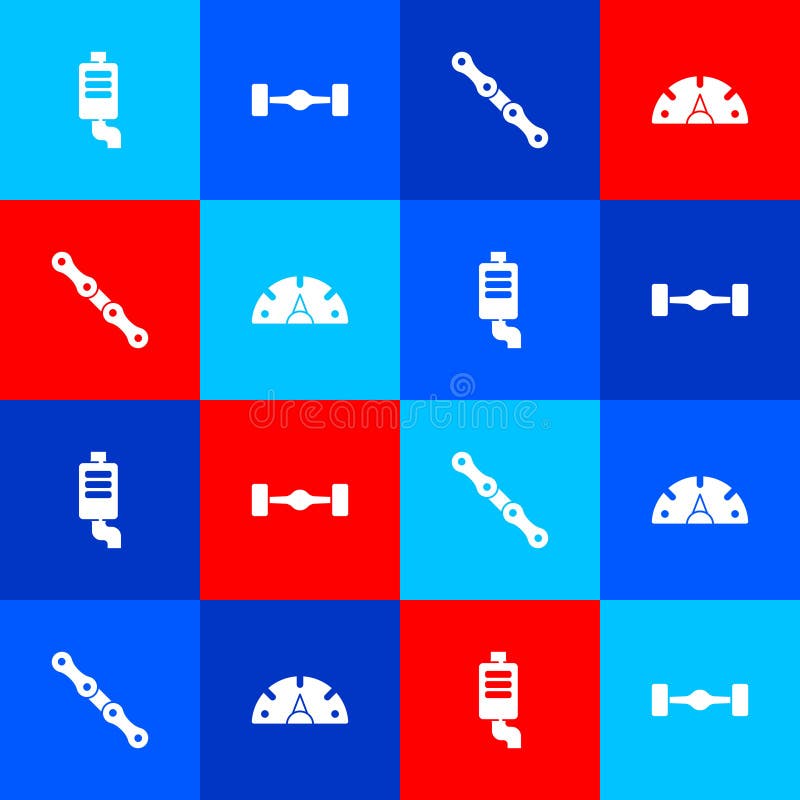 Set Car Muffler, Chassis Car, Chain and Speedometer Icon. Vector Stock ... Set Car Muffler, Chassis Car, Chain and Speedometer Icon. Vector Stock ...