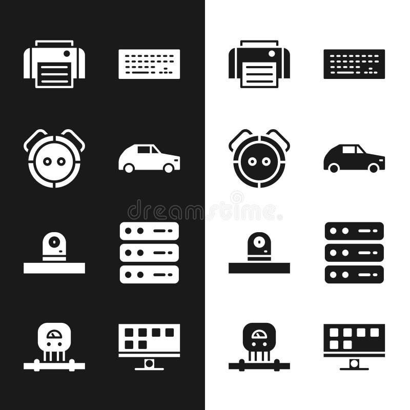 Set Car, Robot Vacuum Cleaner, Printer, Keyboard, Security Camera ... Set Car, Robot Vacuum Cleaner, Printer, Keyboard, Security Camera ...
