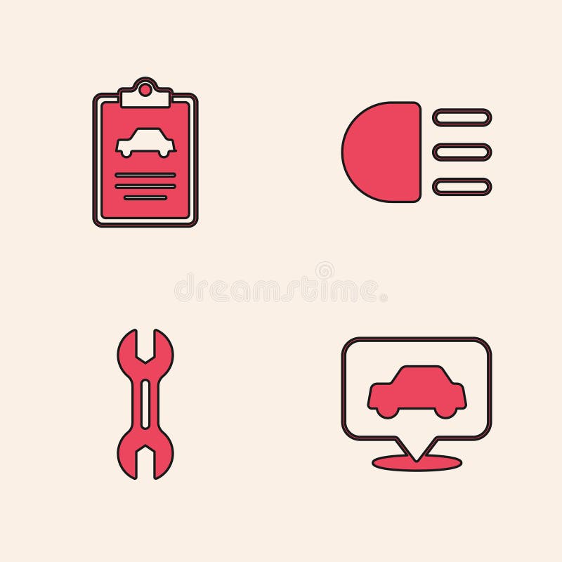 Headlight Inspection Stock Illustrations – 52 Headlight Inspection ...