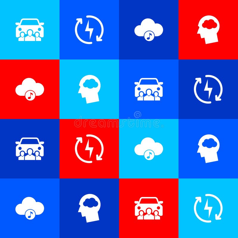 Set Car Sharing, Recharging, Music Streaming Service and Head ...