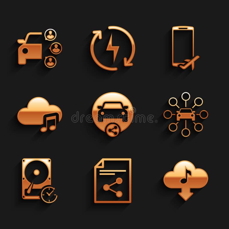 Set Car Sharing, Share File, Cloud Download Music, , Hard Disk Drive ...