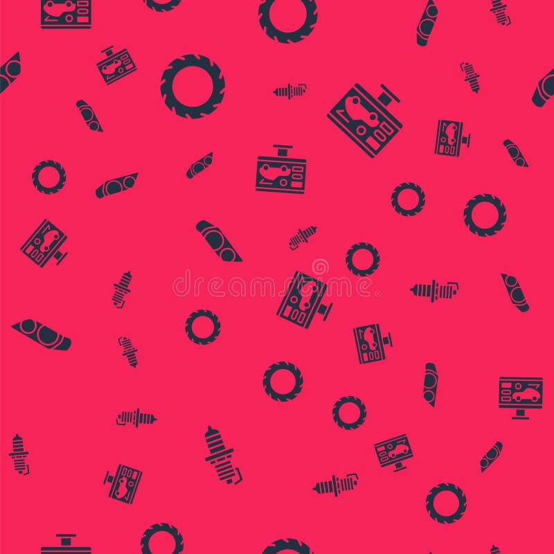 Set Car Spark Plug, Tire Wheel, Headlight and Diagnostics Condition of ... Set Car Spark Plug, Tire Wheel, Headlight and Diagnostics Condition of ...