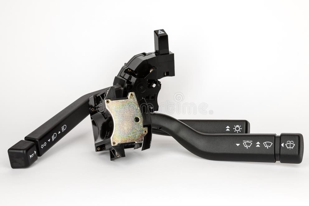 Set of car switches stock image. Image of technique, steering - 25804441