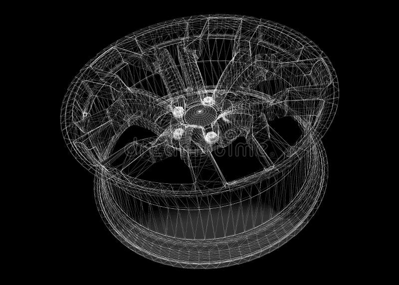 Set of car wheel isolated stock image. Image of metal - 50438007