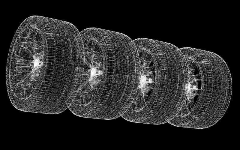 Set of car wheels stock image. Image of equipment, choice - 50439733