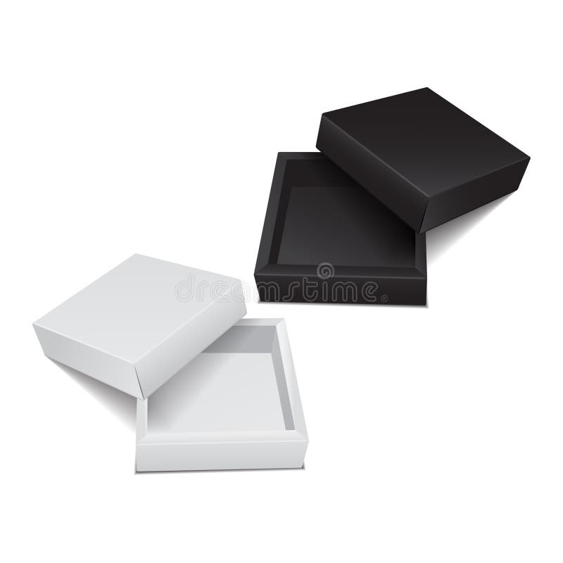 Set of Cardboard Box. Vector Realistic Package for Software, Electronic ...