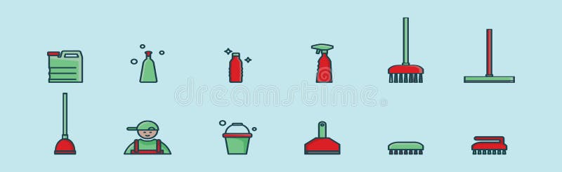 Caretaker Icon of 3 Types Color, Black and White, Outline. Isolated ...