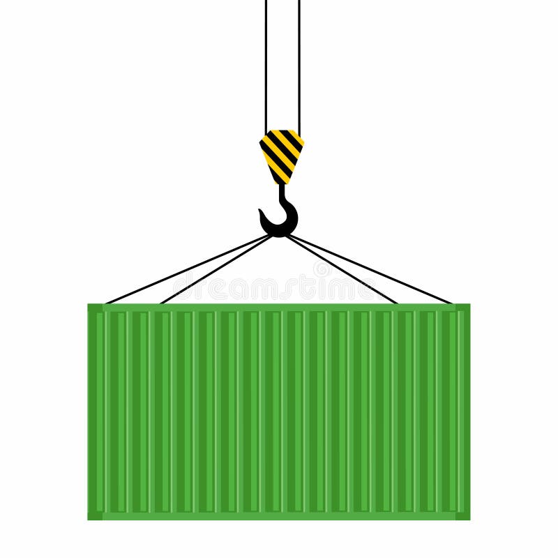 Set of Cargo Container. Shipping Container for Logistics and ...