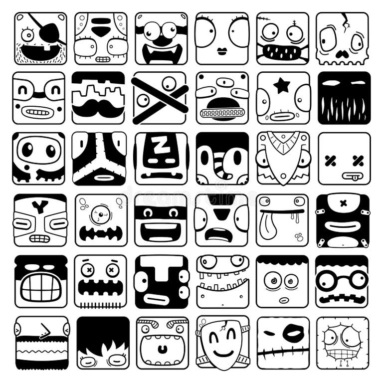 A Box Of Face Stock Illustrations – 55,770 A Box Of Face Stock ...