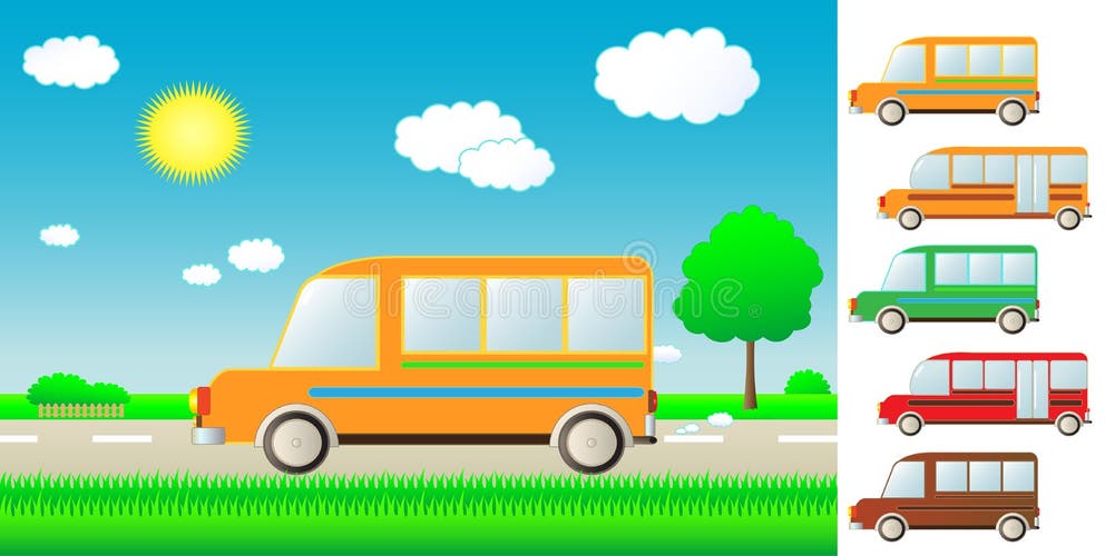 People Tour Bus Cartoon Stock Illustrations – 860 People Tour Bus ...