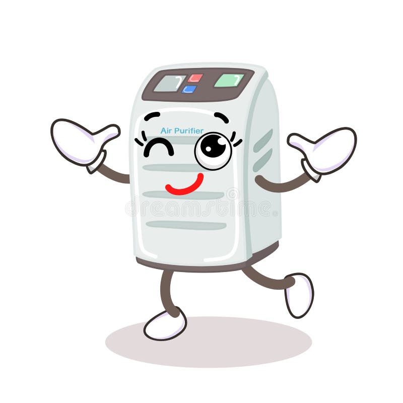 Air Purifier Cartoon Stock Illustrations – 762 Air Purifier Cartoon ...