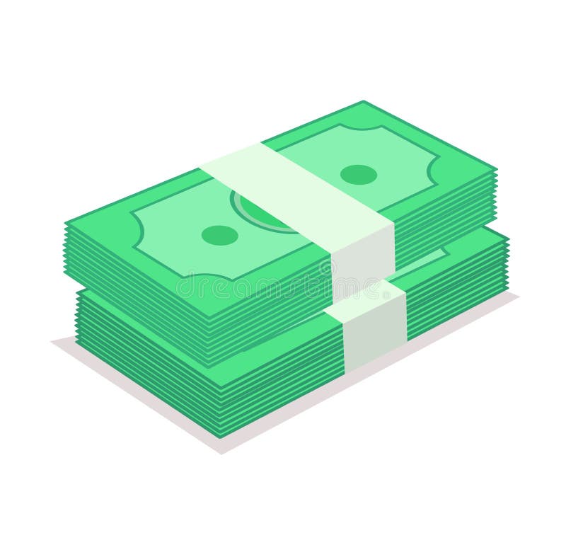 Cartoon Cute Money Character Vector. Stock Vector - Illustration of ...