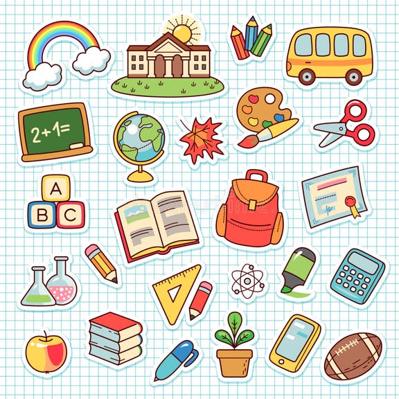 Elementary Stickers Stock Illustrations – 1,164 Elementary Stickers ...