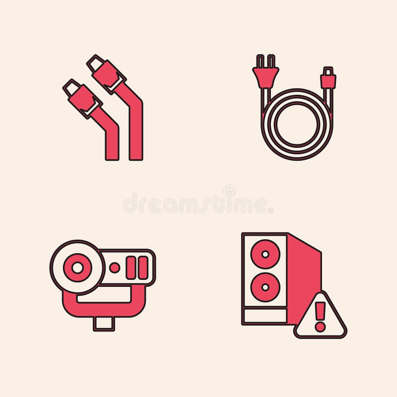 Set Case of Computer, LAN Cable Network Internet, Electric Plug and Web ... Set Case of Computer, LAN Cable Network Internet, Electric Plug and Web ...