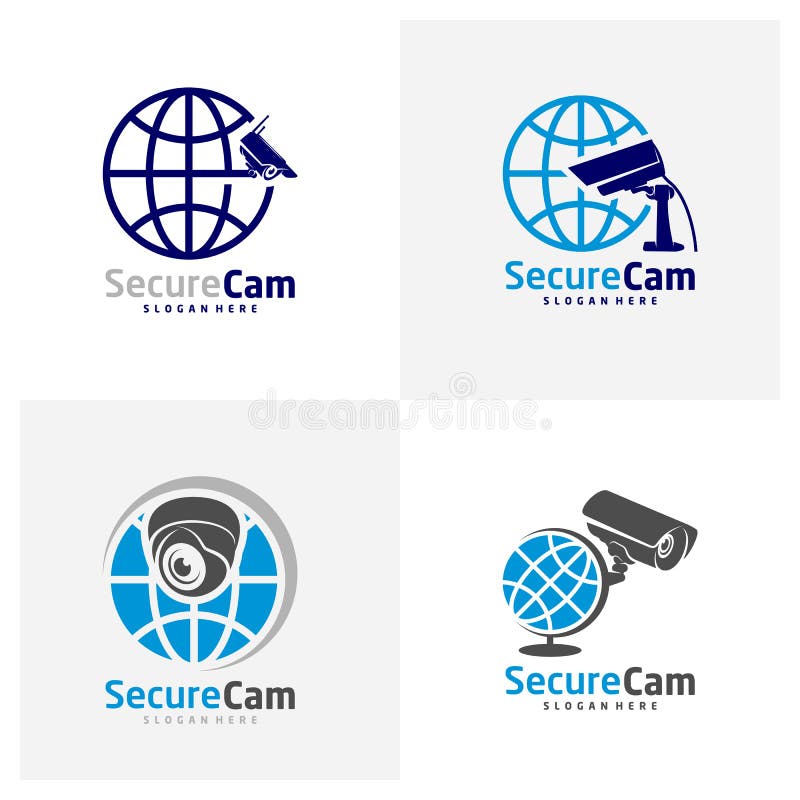 CCTV Camera Logo Design Vector Template, Concept Symbol, Icon Stock Vector - Illustration of ...