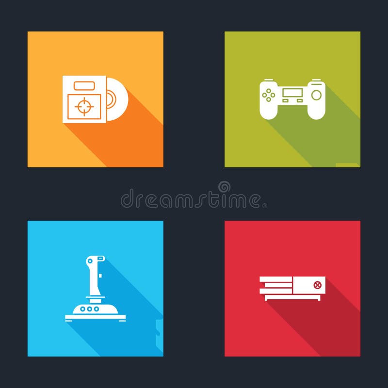 Set CD or DVD Disk in Box, Gamepad, Joystick for Arcade Machine and ...