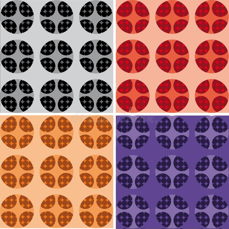 Set of cell Pattern stock vector. Illustration of seamless - 12046158