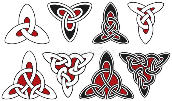 Set of Celtic Design Elements Stock Vector - Illustration of floral ...