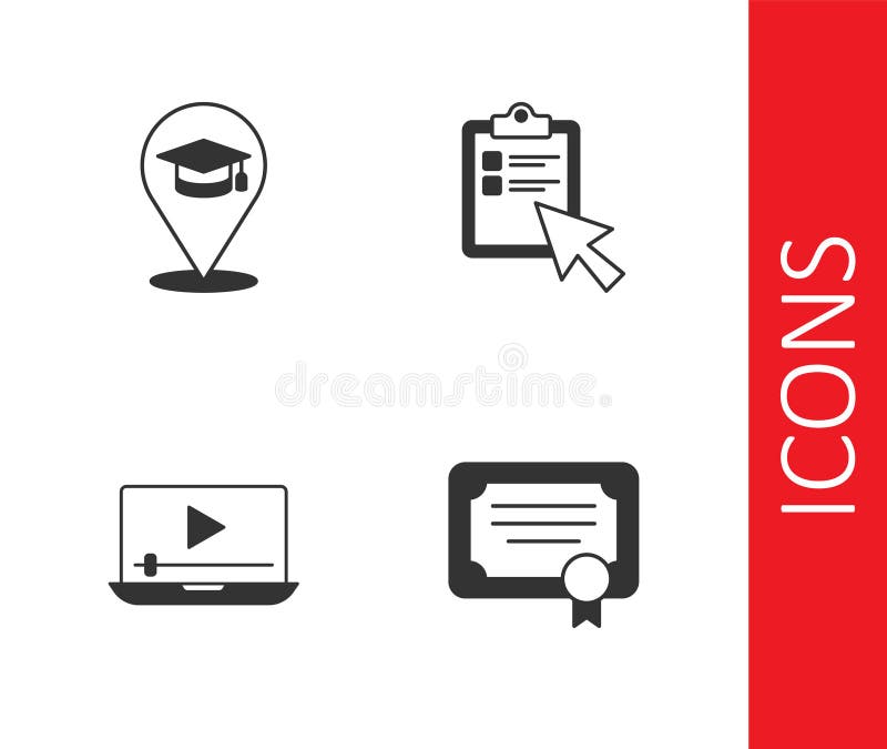 Set Certificate Template, Online Education, Play Video and Quiz, Test ...