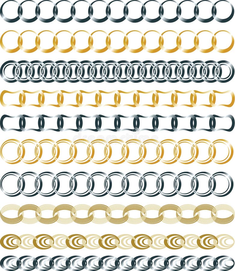 Chains stock vector. Illustration of security, rust, safety - 13728934