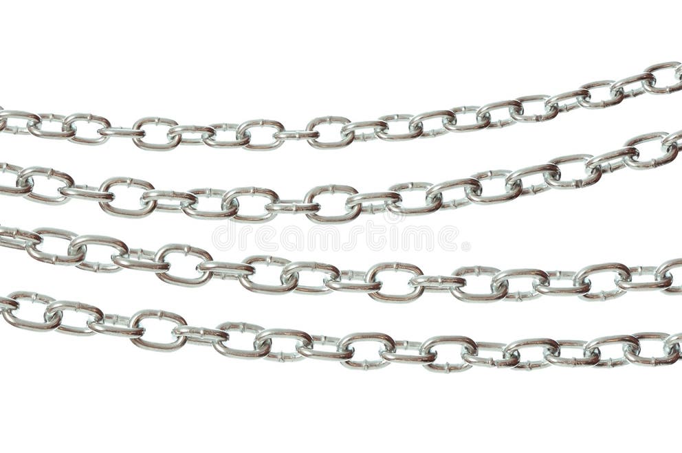 Set of chains stock photo. Image of rescue, round, metallic - 20840634