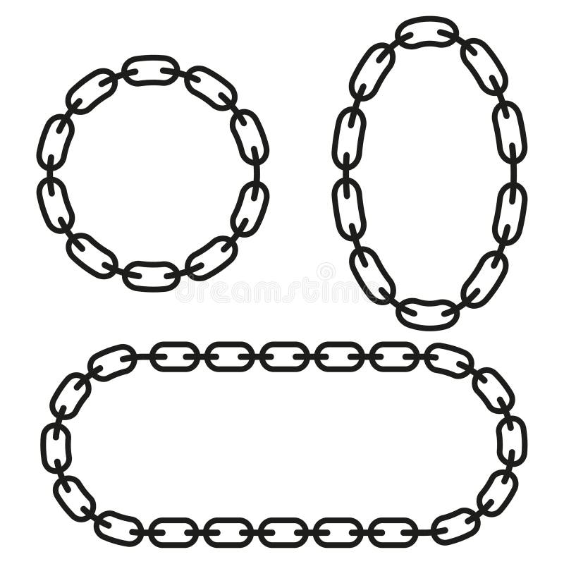 Chain Link Vector Curved Stock Illustrations – 145 Chain Link Vector ...