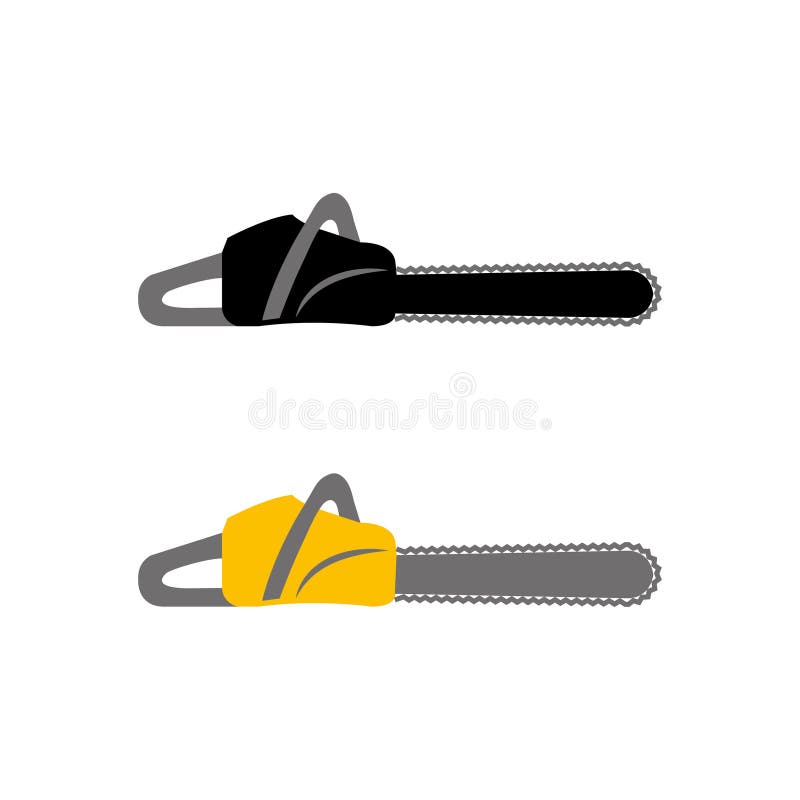 Chainsaw stock vector. Illustration of simple, logo - 276017032