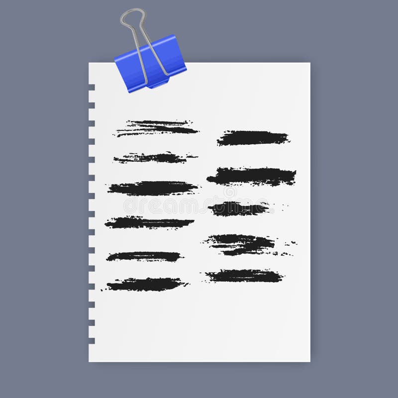 Set of Chalk Strokes, Chalk Lines Texture Stock Vector - Illustration ...