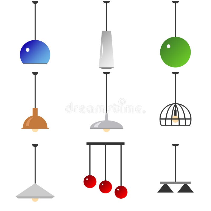 Set of chandeliers stock vector. Illustration of electricity - 89431537 Set of chandeliers stock vector. Illustration of electricity - 89431537